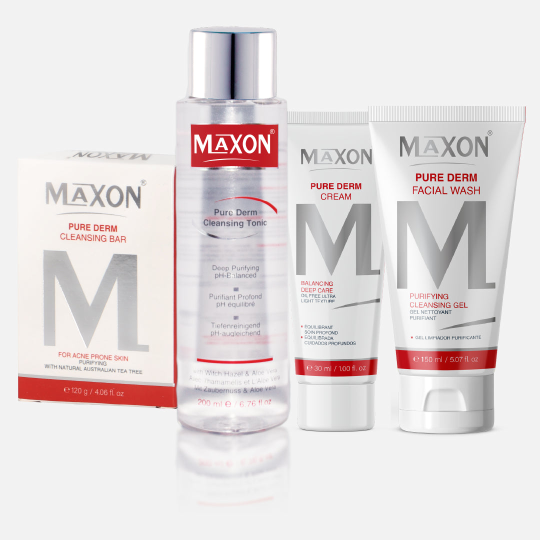 Acne Treatment Set - Clear Skin in 30 Days - Dermatologist-Approved