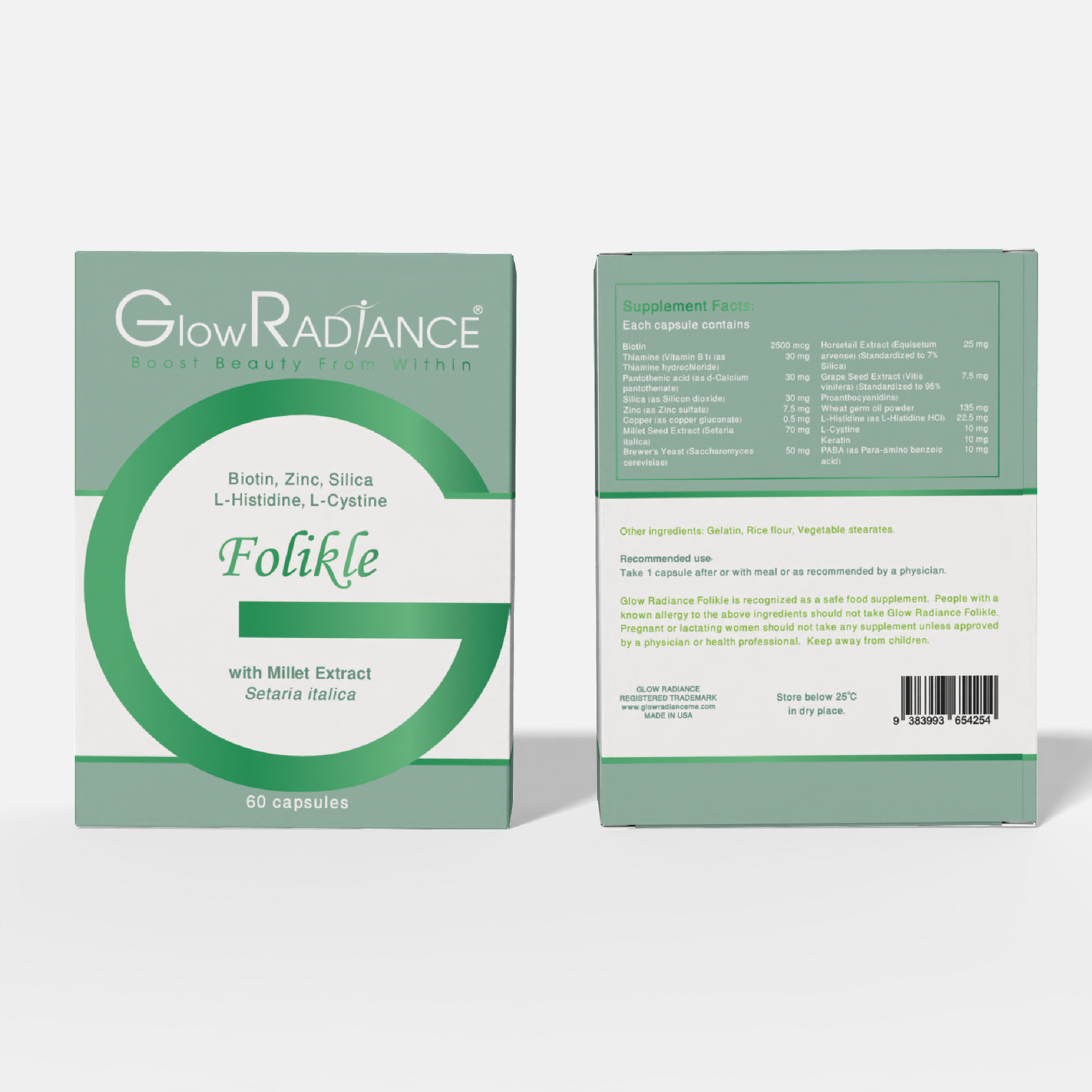 Hair Follicle Capsules: Clinically Proven Hair Growth Supplement